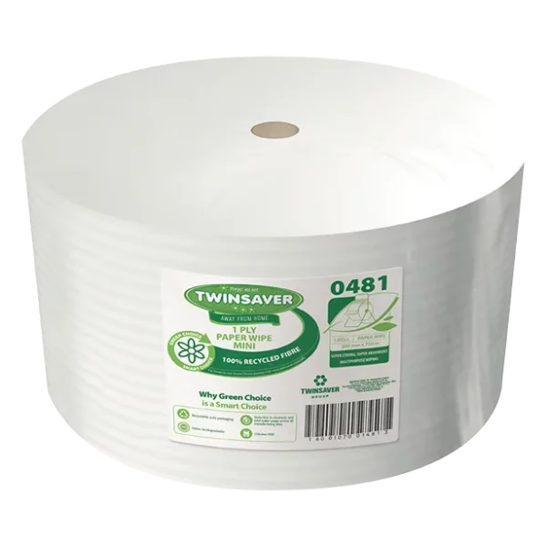 Twinsaver 1 Ply Paper Wipe Mini – Ubuntu 94